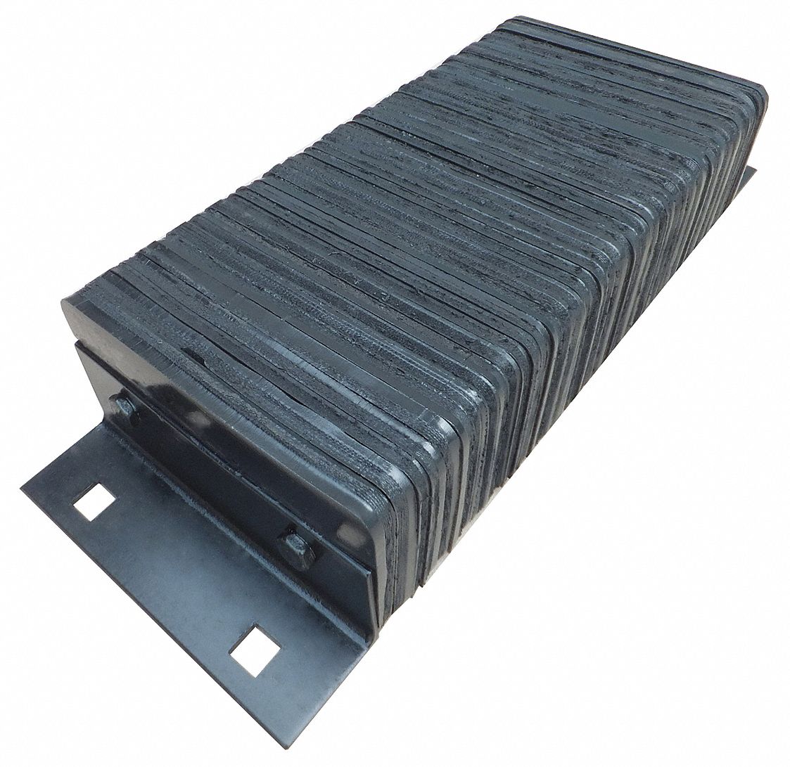 Rectangular, 10 in x 20 1/2 in x 4 1/2 in, Dock Bumper - 22NT84|22NT84 ...