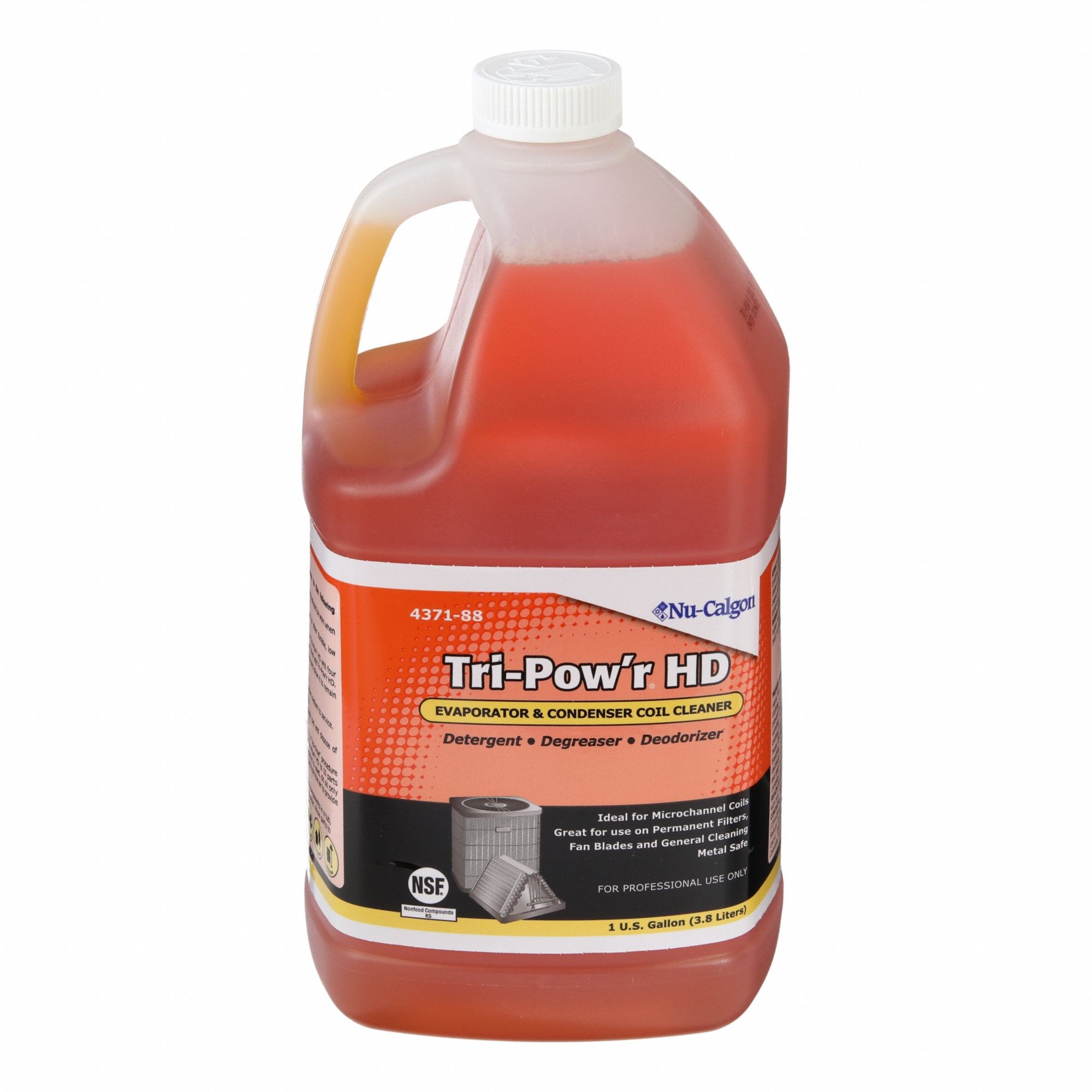 NU-CALGON, Tri-Pow’r HD, 1 gal, Coil Cleaner - 22NV38|4371-88 - Grainger