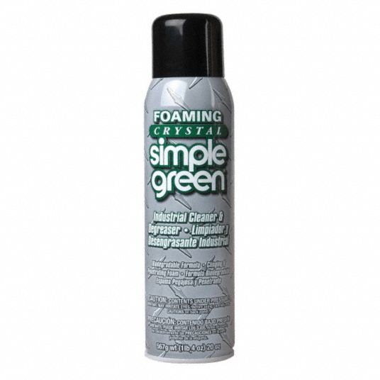 SIMPLE GREEN Cleaner/Degreaser: Water Based, Aerosol Spray Can, 20 oz ...