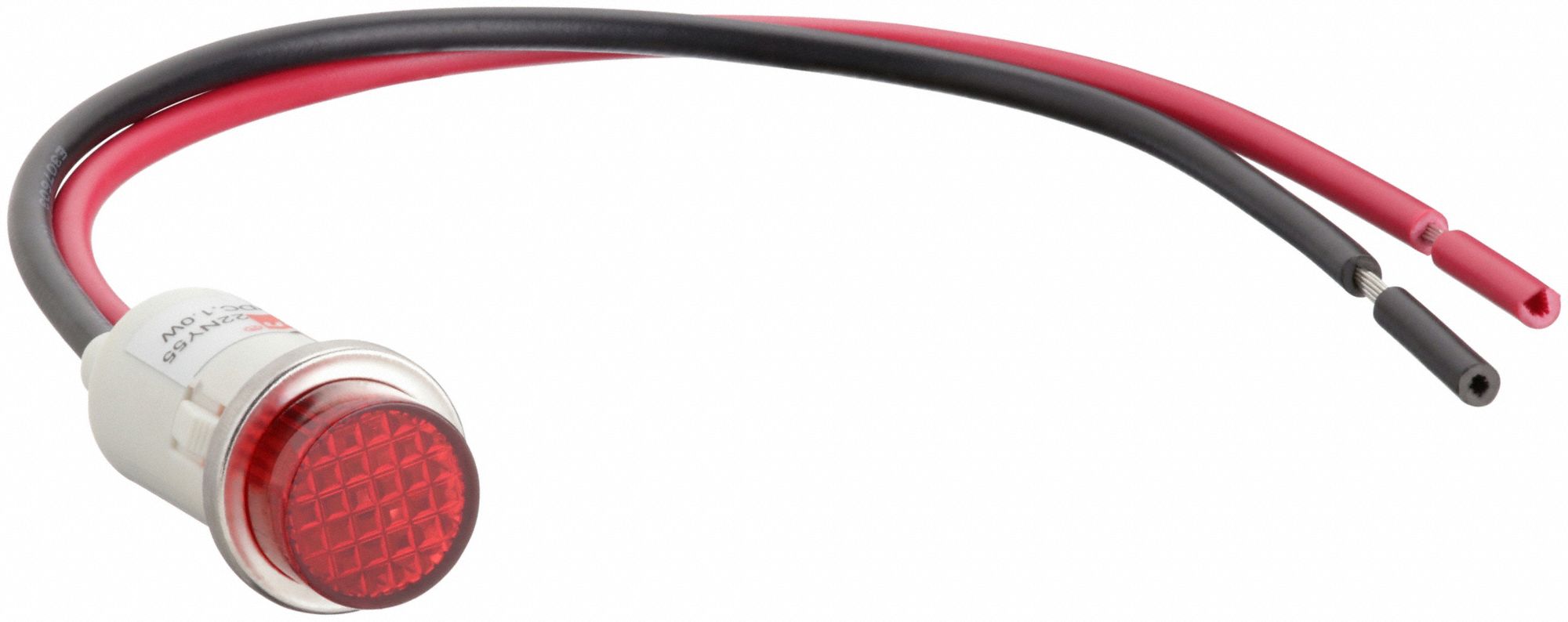 DAYTON, 12 mm Panel Mounting Hole Dia, LED, Raised Panel Light - 22NY55 ...