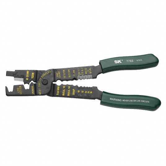 SK PROFESSIONAL TOOLS, For 7 to 8mm Auto "W" and "F" Crimp Terminals ...
