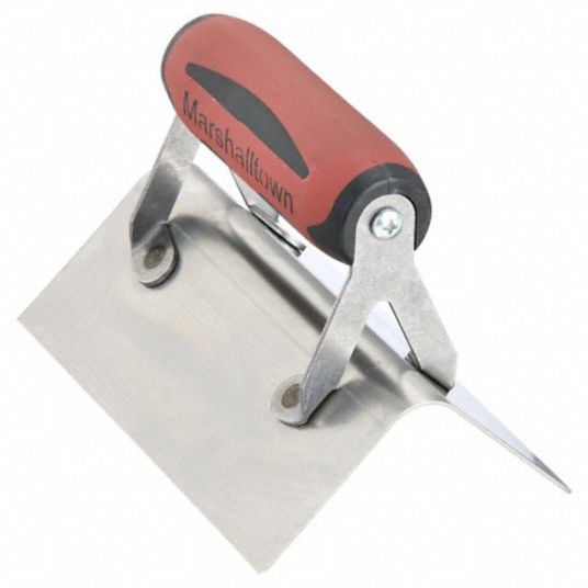 MARSHALLTOWN, Stainless Steel, 6 in Blade Lg, Corner Trowel - 22P264 ...
