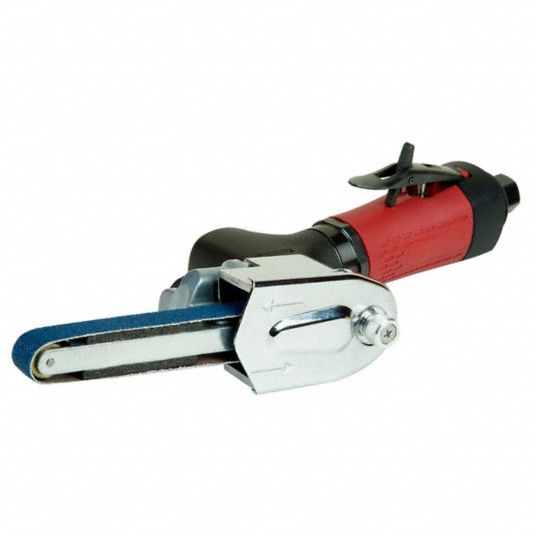 CHICAGO PNEUMATIC, 1/2 in Belt Wd, 12 in Belt Lg, Air Belt Sander ...