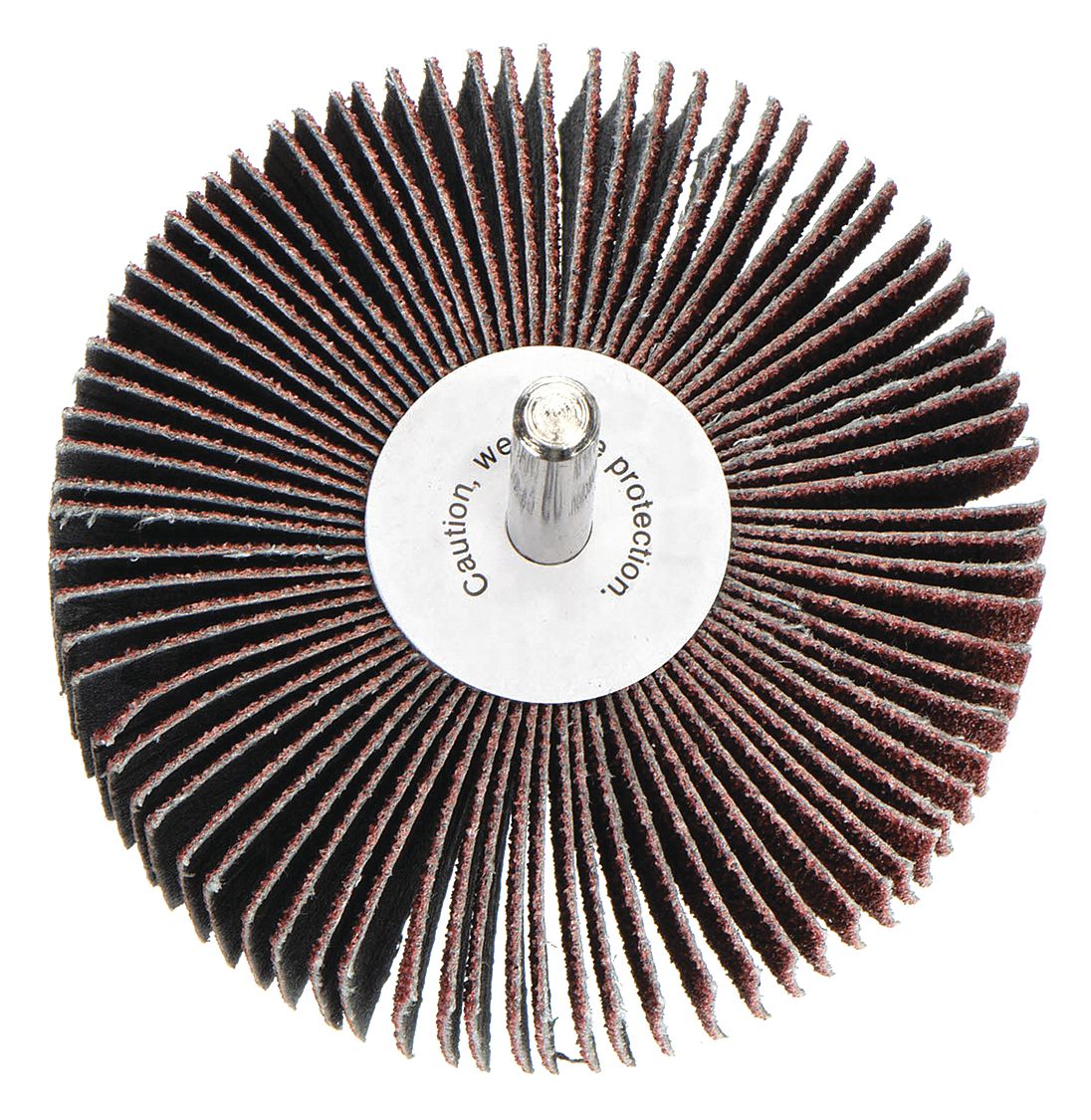 WESTWARD, 1 1/2 in Dia x 1 in W, 1/4 in Straight-Shank, Mounted Flap ...