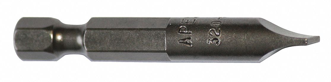 APEX, Power Bit, Slotted Head, Power Bit - 22PF71|320-0X-5PK - Grainger