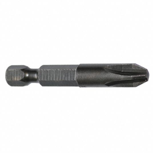 APEX #2, Phillips ACR, Power Bit, 1/4 in Hex Shank Size, PK 5 - 22PG35 ...
