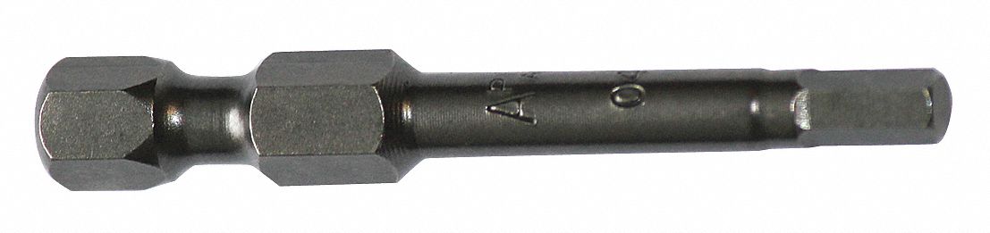 APEX Power Bit: 3 mm Fastening Tool Tip Size, 3 in Overall Bit Lg, 1/4 ...