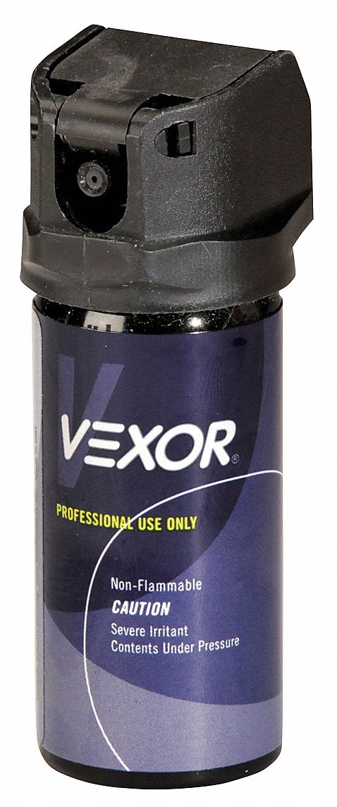 VEXOR, 25, 4.5 in Overall Ht (In.), Pepper Spray - 22PJ83|V-7133-3FTC ...
