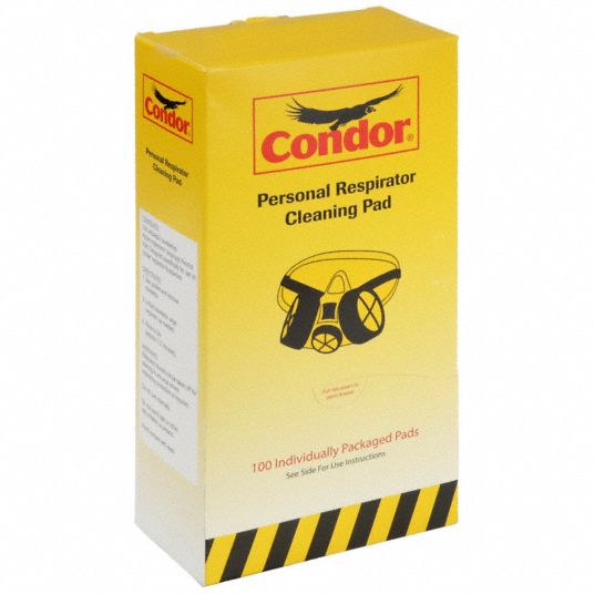 CONDOR, Alcohol, 100, Respirator Wipes - 22PN88|22PN88 - Grainger