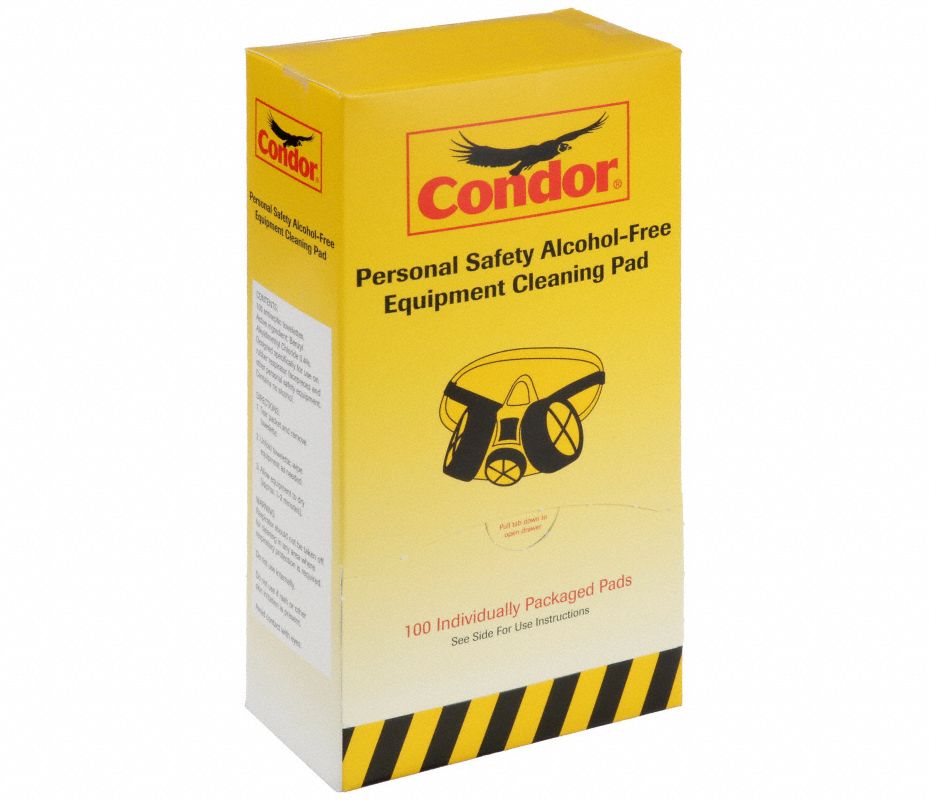CONDOR Paños Limp para Rspirdr , Incl.Soln , Piezas por paquete 100 ...