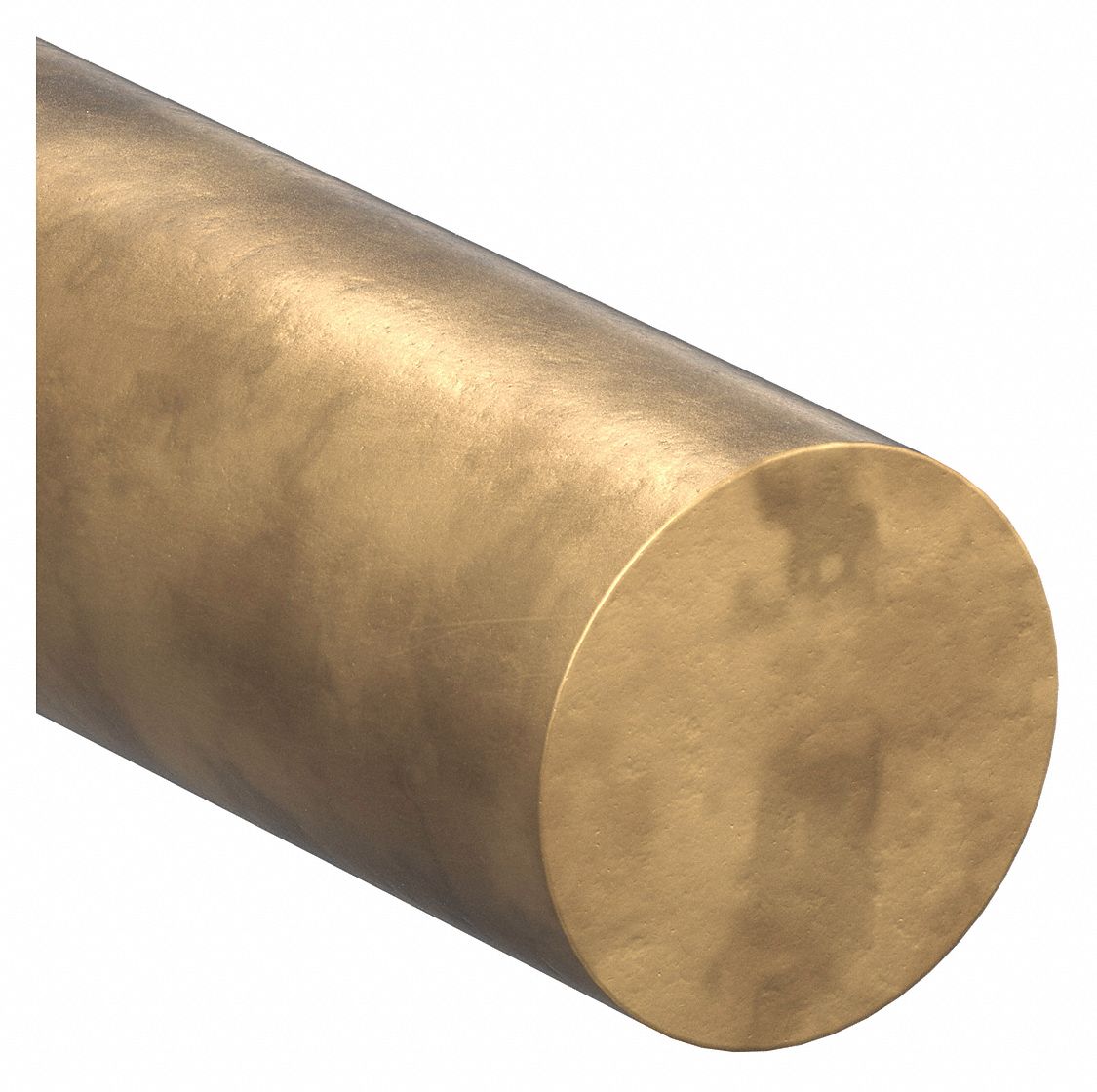 2 in Outside Dia, 6.5 in Overall Lg, 841 Bronze Rod - 22PR98|ES0016 ...