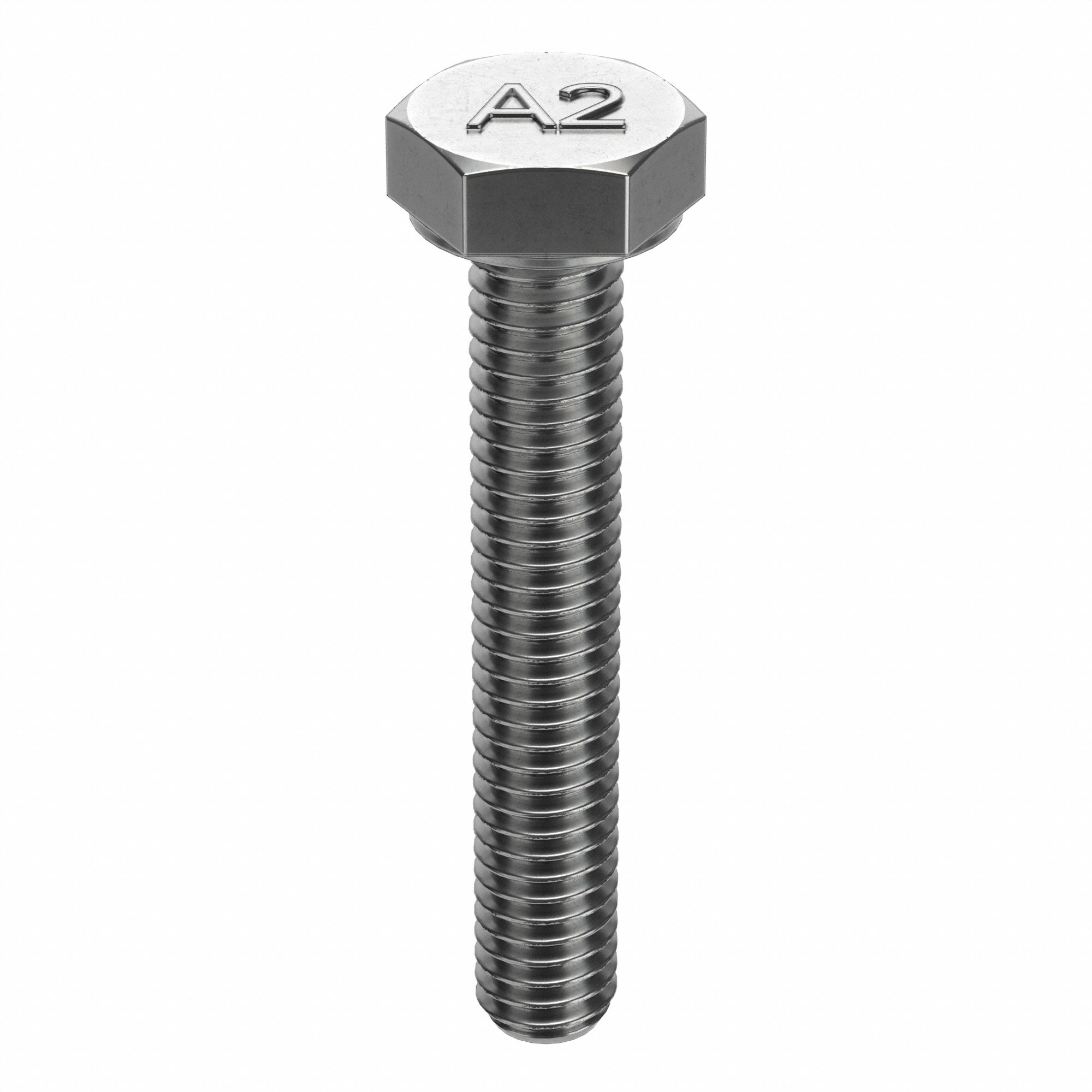 Stainless Steel, A2, Hex Head Cap Screw - 22TE20|M51010.040.0025 - Grainger
