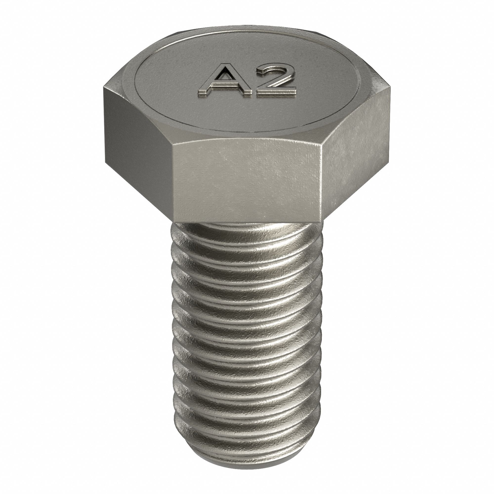 APPROVED VENDOR Tornillo de Cabeza de Dado Hexagonal M6-1.00 A2 Longitud de 40mm, Acabado Sin ...
