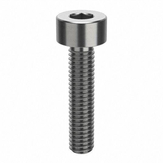 #8-36 Thread Size, 3/4 in Lg, Socket Head Cap Screw - 22TX06|U51041.016 ...