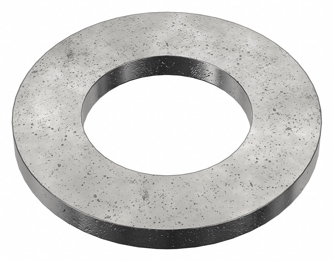 Black Oxide, Steel, Flat Washer - 22UE52|M38100.420.0001 - Grainger