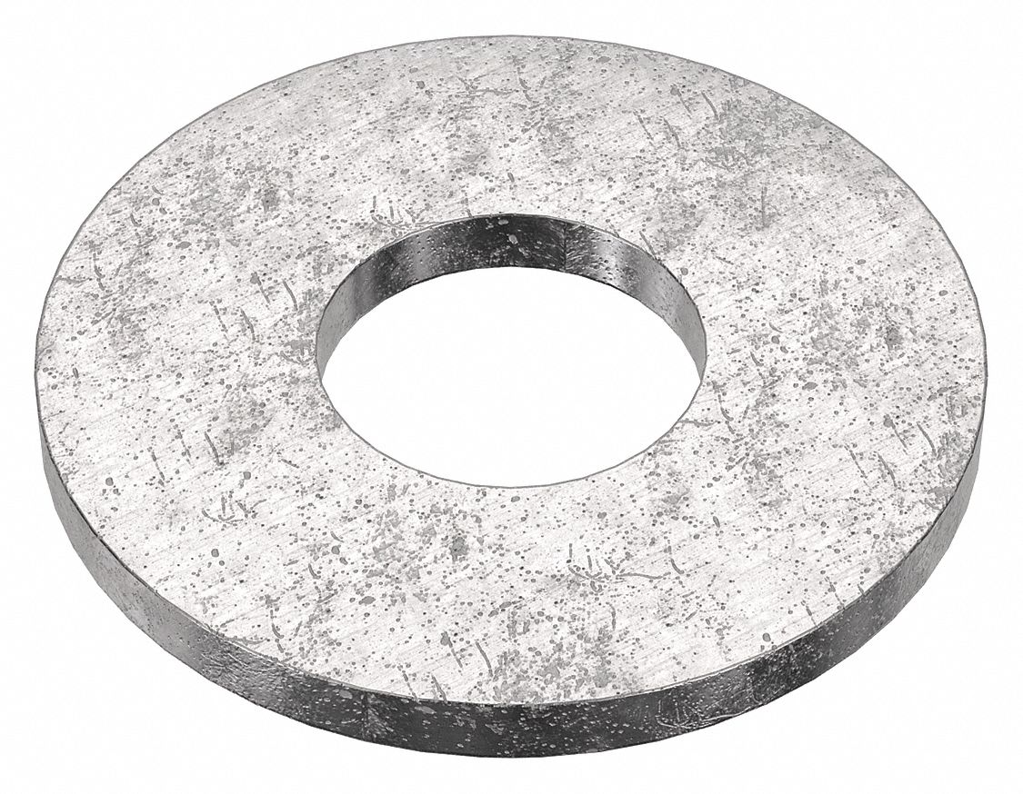 18-8, Stainless Steel, Flat Washer - 22UG22|U51410.050.0005 - Grainger