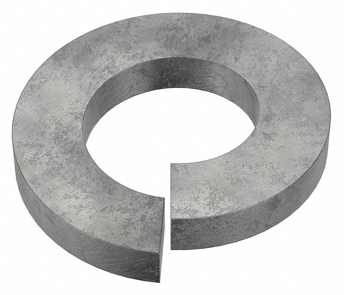 Case Hardened, Hot-Dipped Galvanized, Split Lock Washer - 22UJ62|U37025 ...