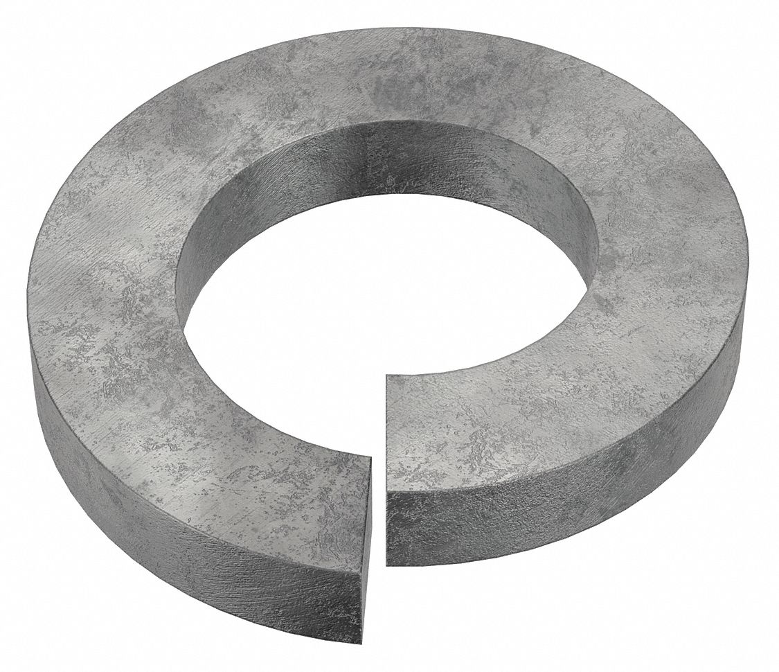 Case Hardened, Hot-Dipped Galvanized, Split Lock Washer - 22UJ64|U37025 ...