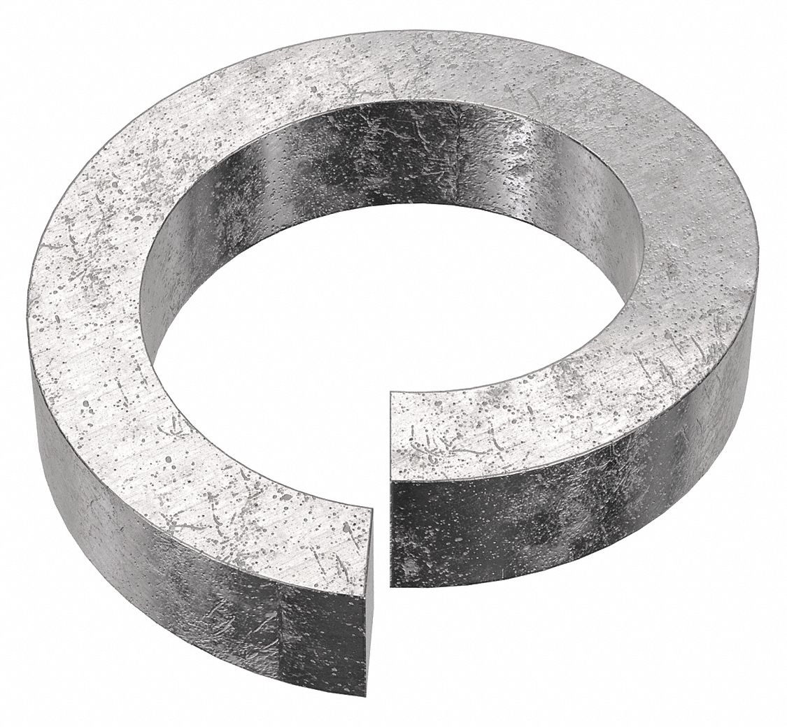 18-8, Stainless Steel, High Collar Split Lock Washer - 22UJ76|U51390 ...
