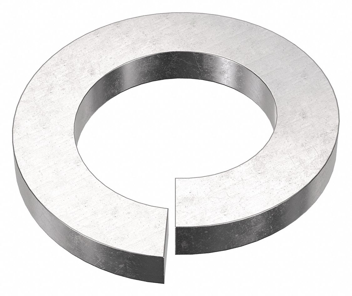 For Screw Size M18, Split Lock, Split Lock Washer - 22UK34|M55450.180. ...