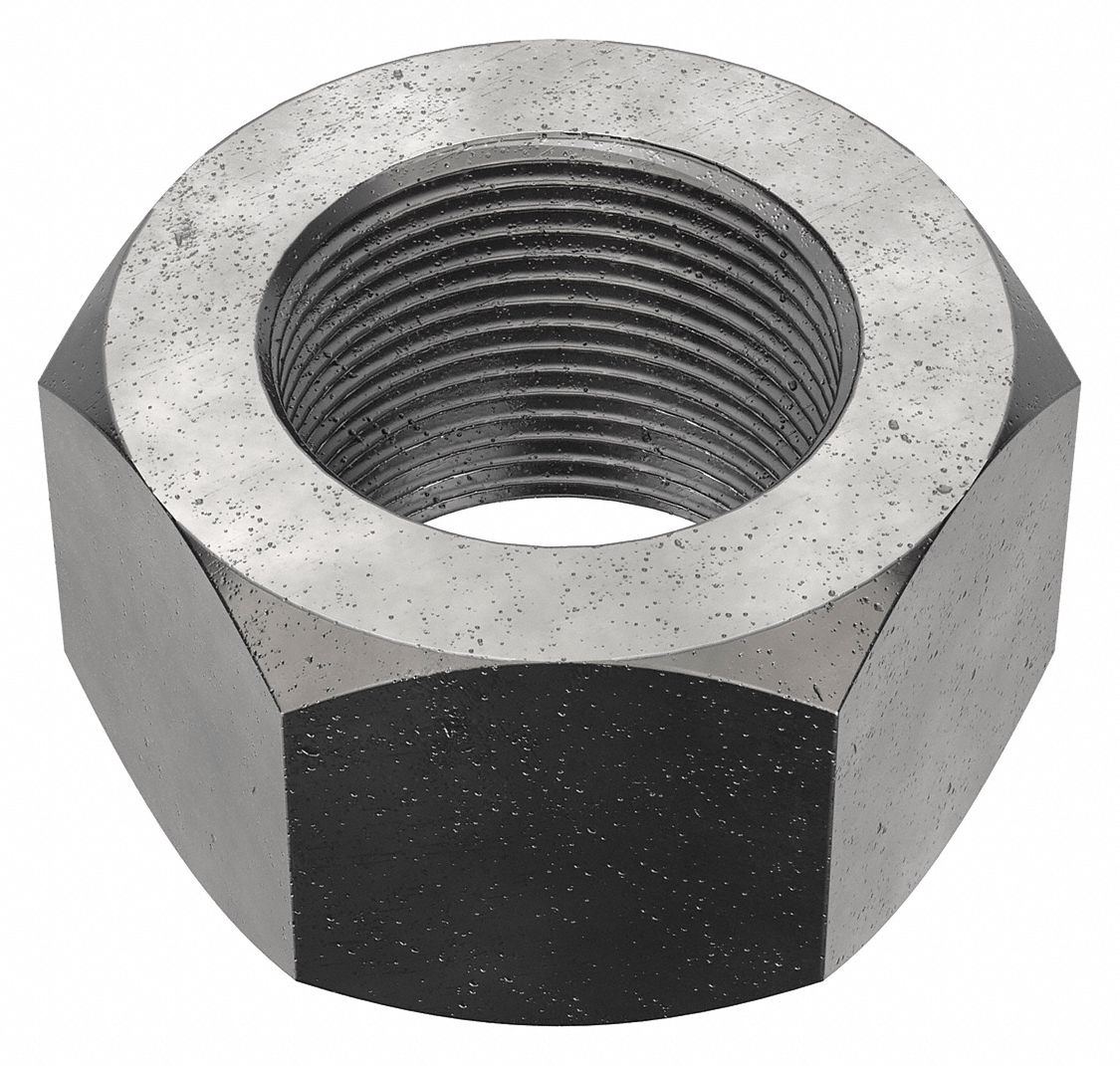 Std Hex, 1 1/2"-12 Thread, Hex Nut - 22UK37|U08160.150.0002 - Grainger