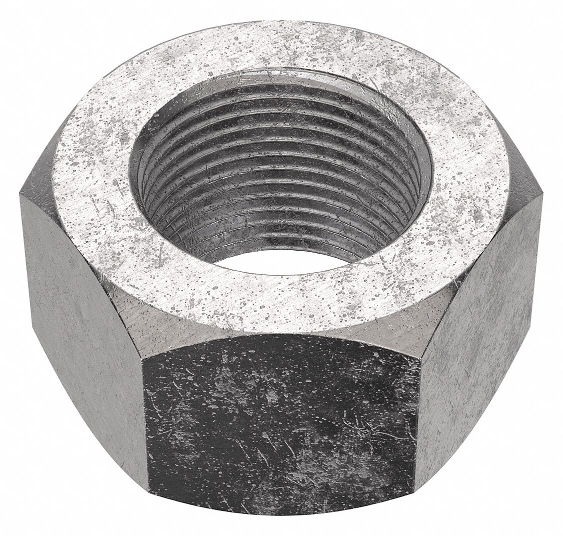 1 1/4"-12 Thread, 1 7/8 in Hex Wd, Hex Nut - 22UK50|U51160.125.0002 ...