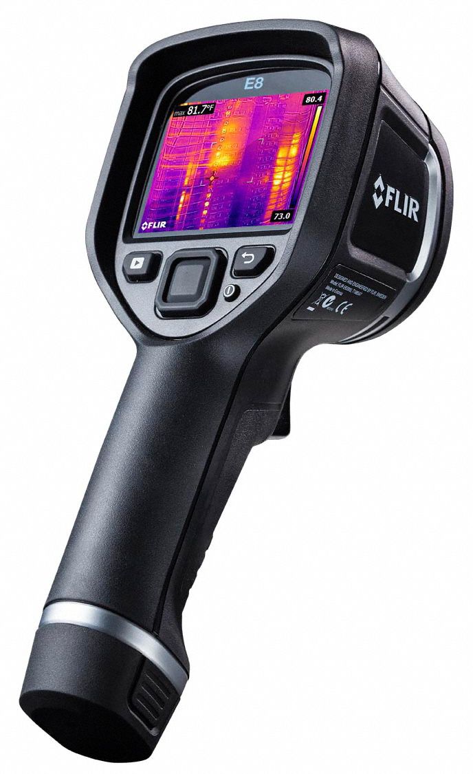 FLIR Infrared Camera, 320 x 240 Pixels, -4° to 482° - 22UL88|FLIR E8 ...