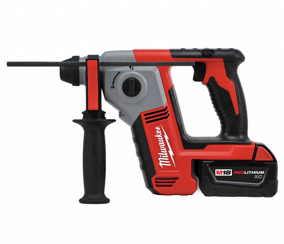 MILWAUKEE Rotomartillo, 18 Voltaje, 0 a 7000 Golpes por Minuto, Batería ...