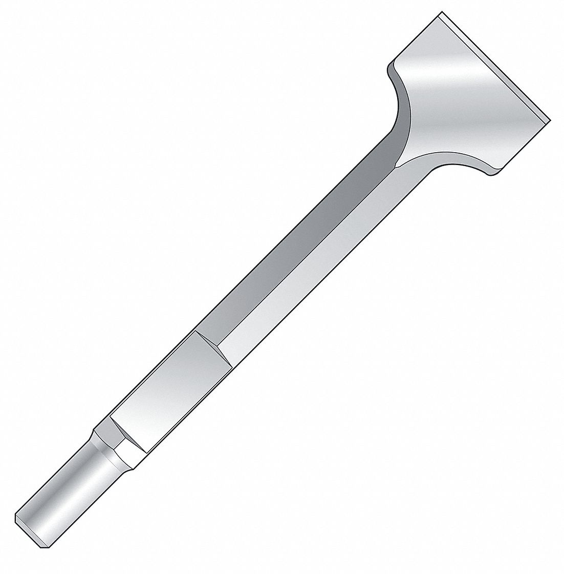 Scaling Chisel,3/4 Hex,L 12 In.,W 3 In. - Grainger