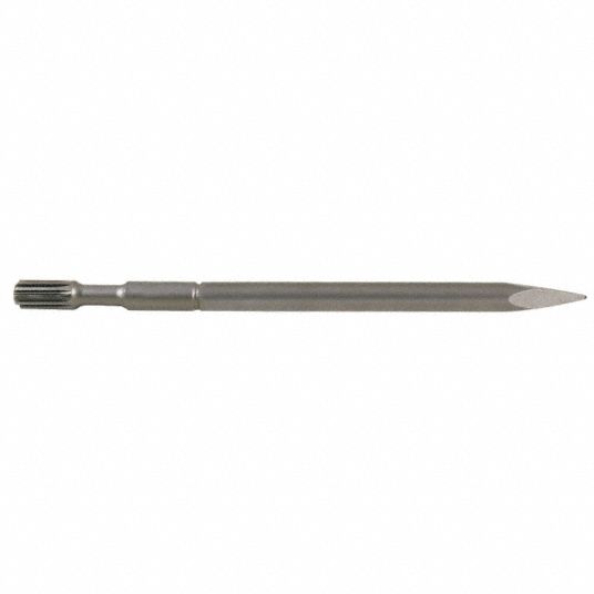 WESTWARD Bull Point Chisel, Spline Shank, L 12 In. - 22UV01|22UV01 ...