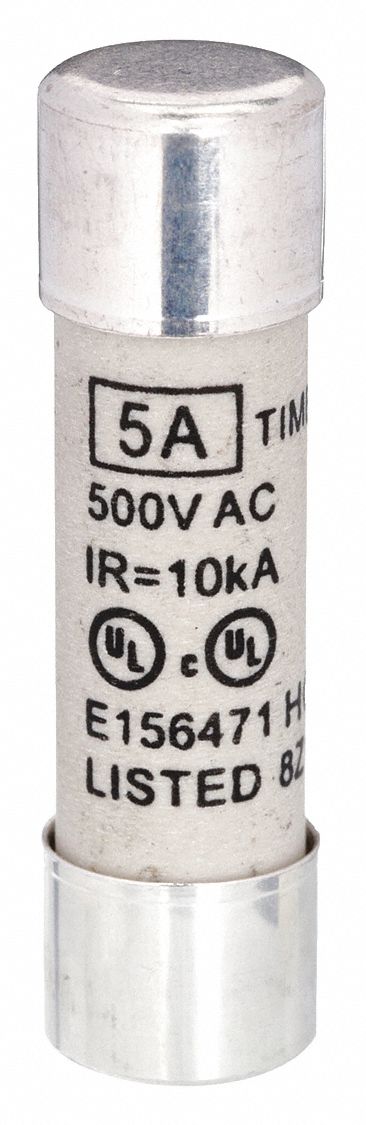 Fuse, Time Delay, Midget, HC10S Series, PK 5 - Grainger