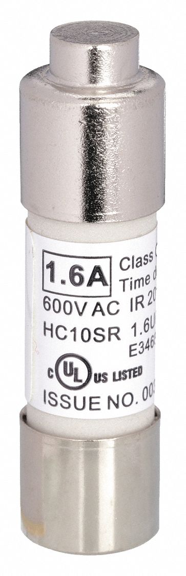 Fuse, Time Delay, Class CC, HC10SR Series, PK 5 - Grainger