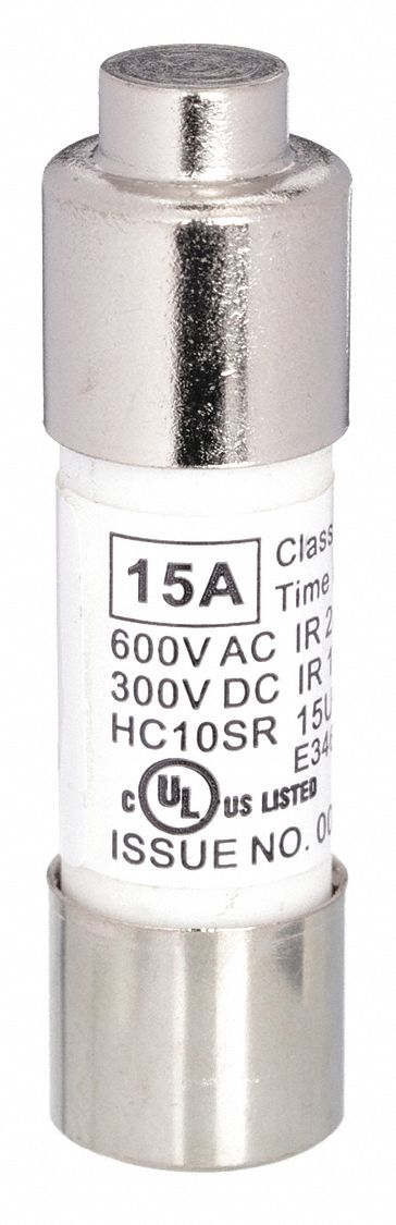 Fuse, Time Delay, Class CC, HC10SR Series, PK 5 - Grainger