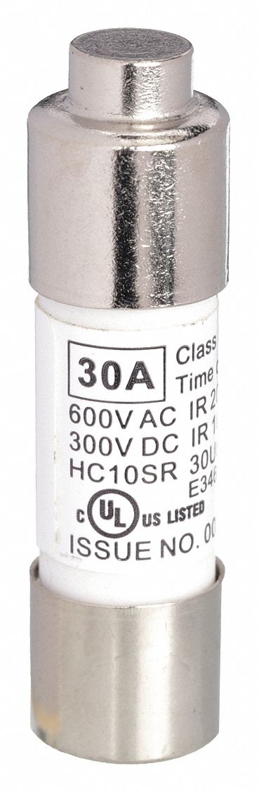 Fuse, Time Delay, Class CC, HC10SR Series, PK 5 - Grainger