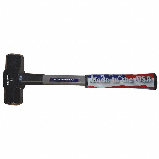 Fiberglass Handle, 4 lb Head Wt, Steel Engineering Hammer - 22UZ57 ...