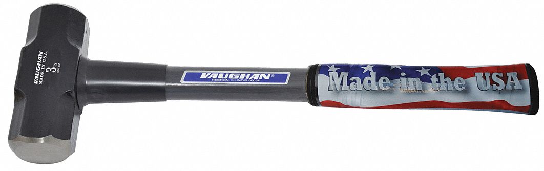 Fiberglass Handle, 3 lb Head Wt, Steel Engineering Hammer - 22UZ58 ...