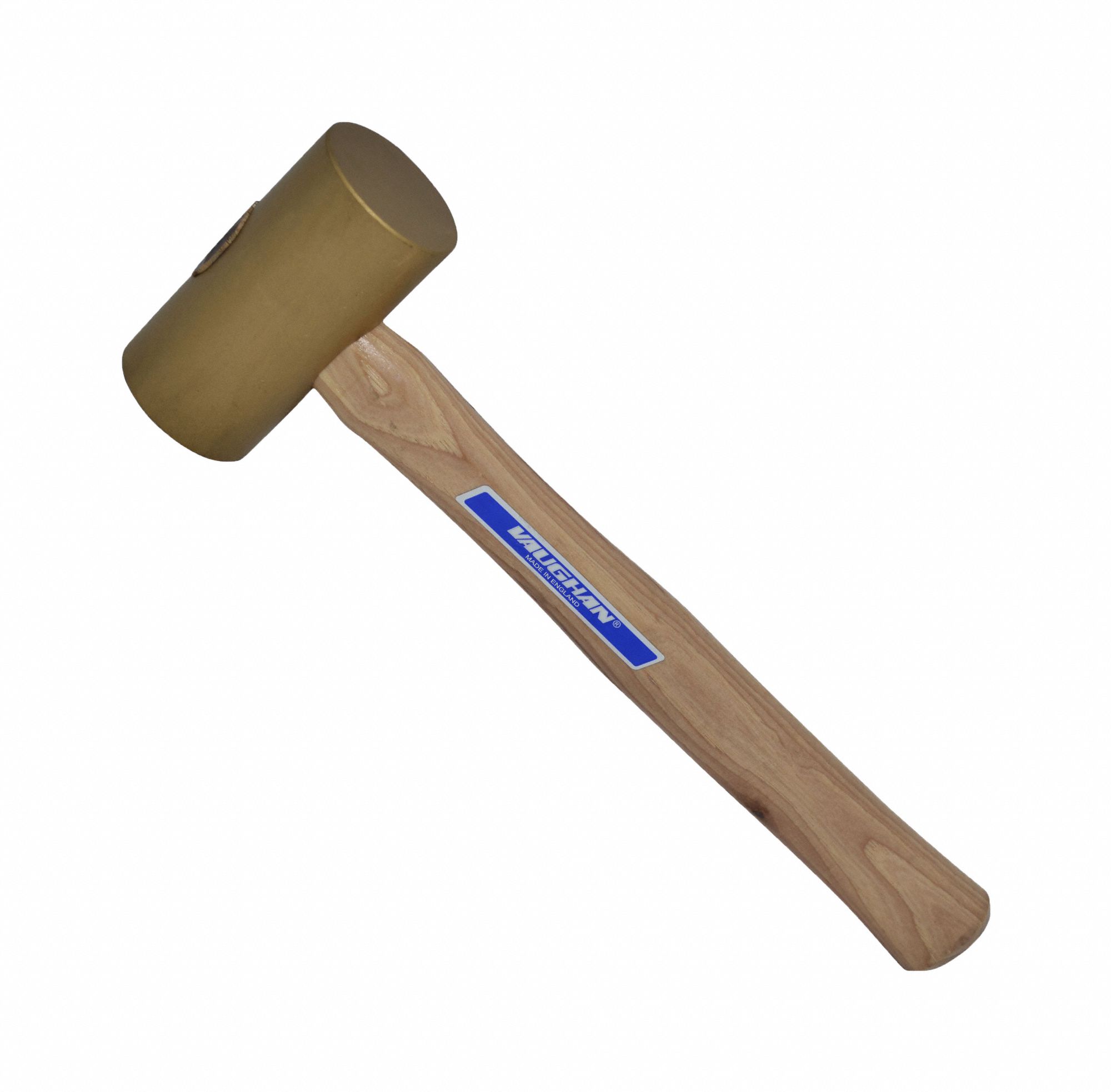 Wood Handle, 3 7/8 lb Head Wt, Brass Mallet - 22UZ62|BM200 - Grainger