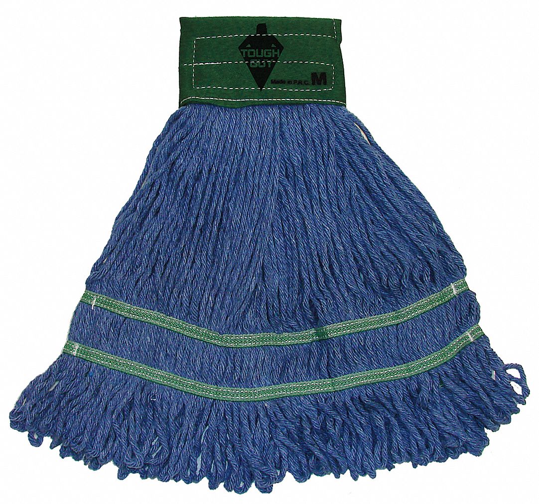 Side Gate Rayon String Wet Mop Head, Blue - Grainger