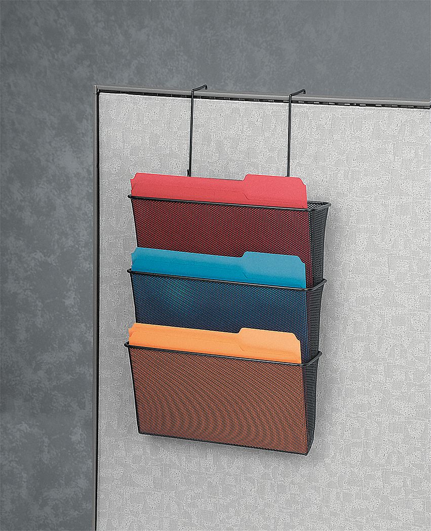 FELLOWES, 3 Compartments, Steel, Wall File - 22W853|75901 - Grainger