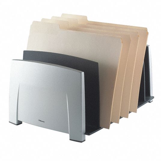 FELLOWES, 7 Compartments, HPS, File Holder - 22W861|8031801 - Grainger