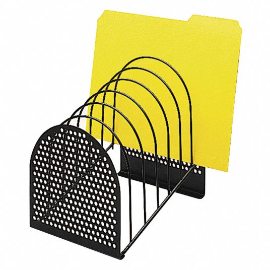 FELLOWES, 7 Compartments, Steel, File Holder - 22W863|22303 - Grainger