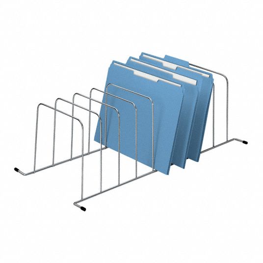 FELLOWES, 9 Compartments, Steel, File Holder - 22W869|73014 - Grainger