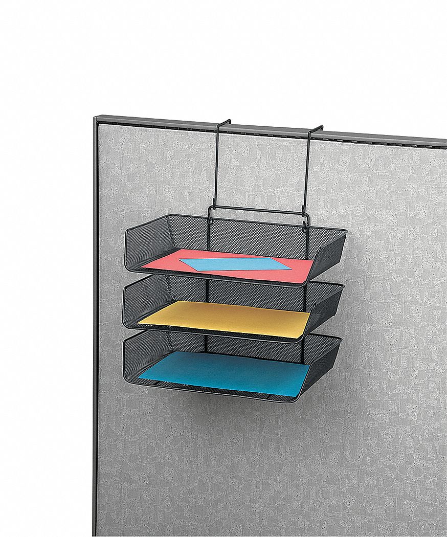 FELLOWES, 3 Compartments, Steel, Wall File - 22W874|75902 - Grainger