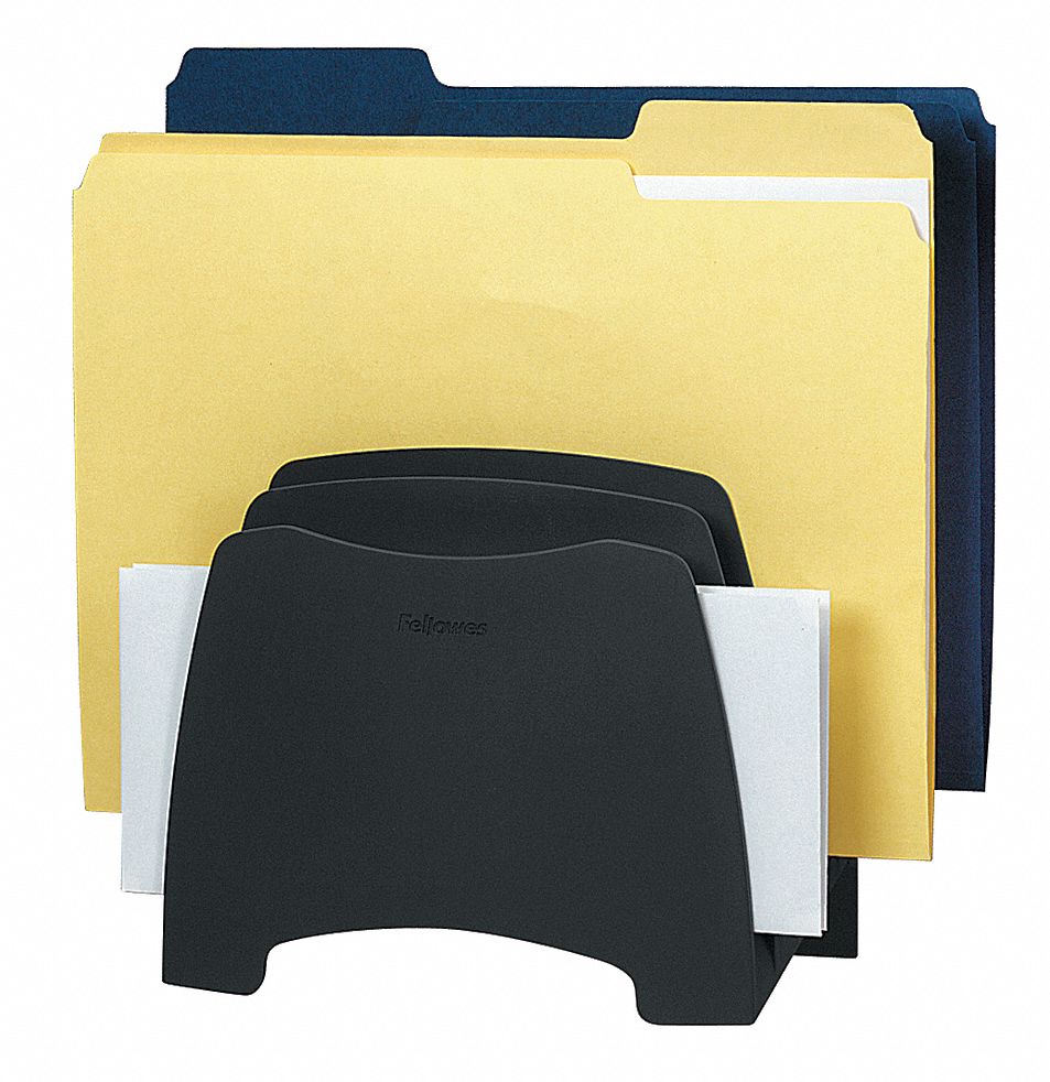 8 in x 4 1/4 in x 8 in HPS Wall File, Dark Graphite - Grainger