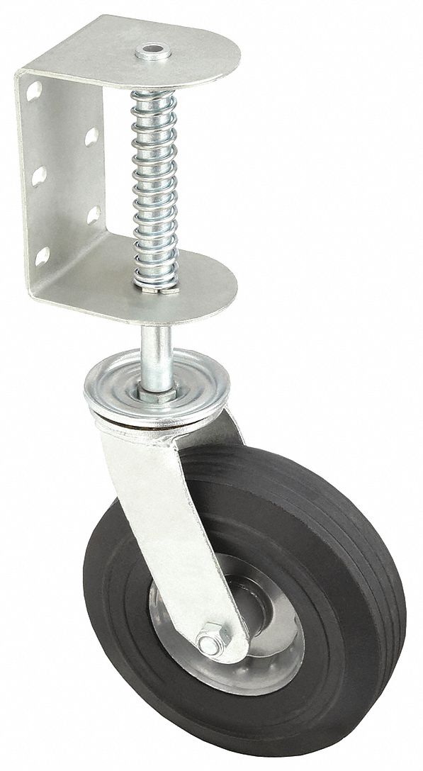 Swivel, Rubber, Side Mount Caster - 22W969|22W969 - Grainger