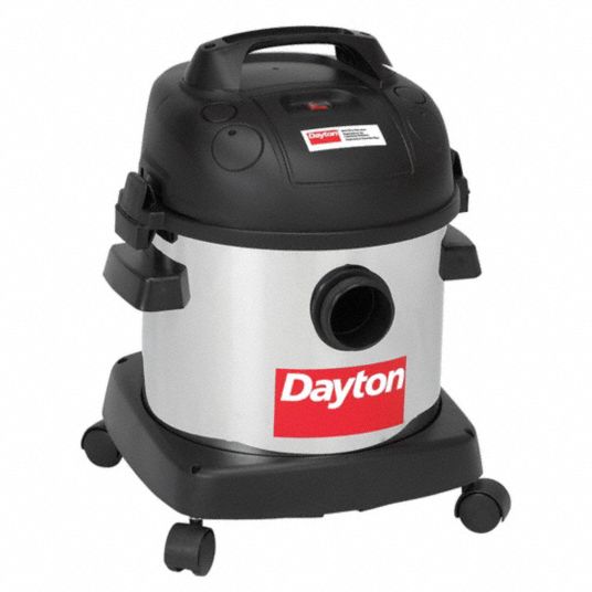 DAYTON, 4 gal Tank Size, Stainless Steel, Shop Vacuum - 22XJ61|22XJ61 ...