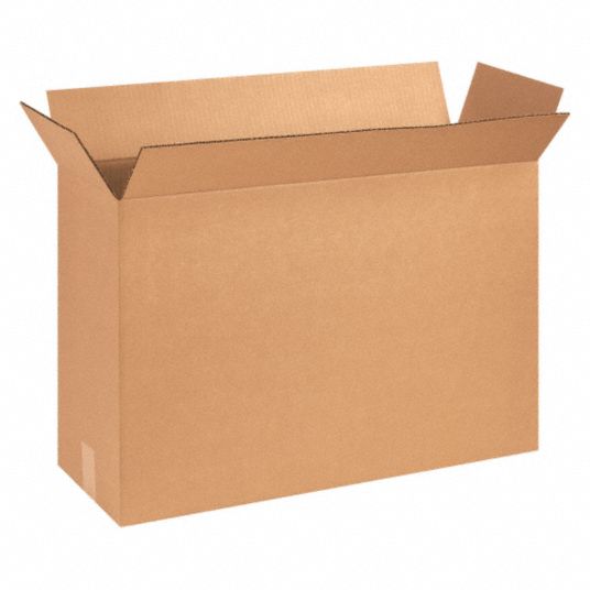 Shipping Carton,Kraft,25-1/8" L,8-3/8" W - Grainger