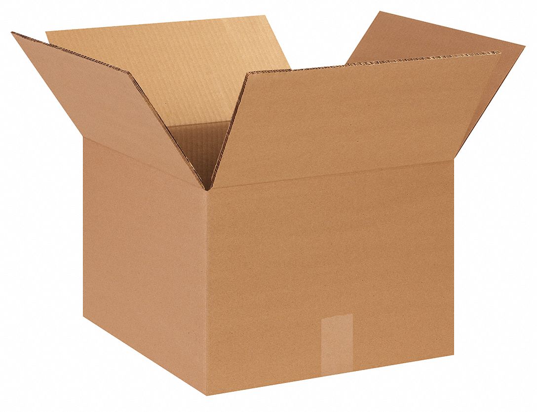 GRAINGER APPROVED 22XM14 PK 15 Shipping Box,14x14x10 in 22XM14 ...