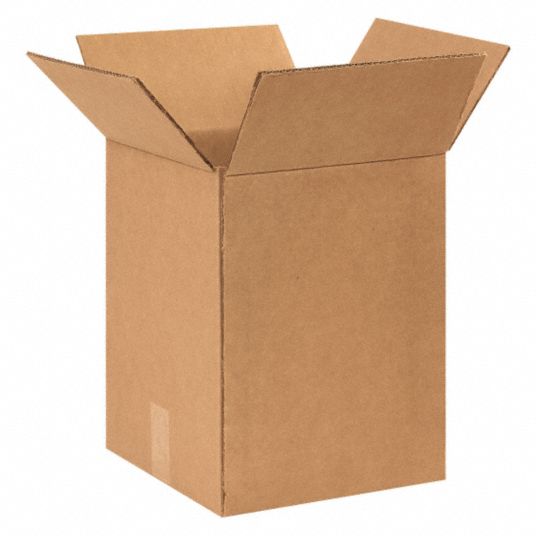 Shipping Carton,Kraft,11-1/2" L,11-1/2"W - Grainger