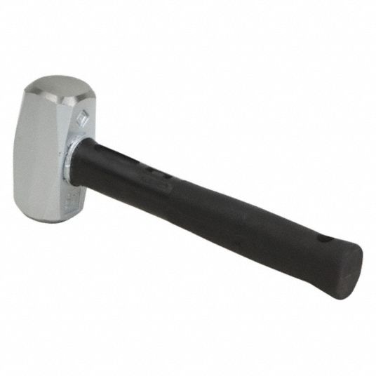 WESTWARD Steel Drilling Hammer: Steel Handle, 4 lb Head Wt, 1 3/4 in ...